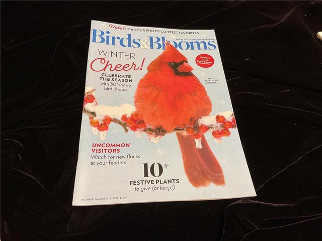 BIRDS & BLOOMS Magazine December/January 2024 Winter Cheer £7.57 ...