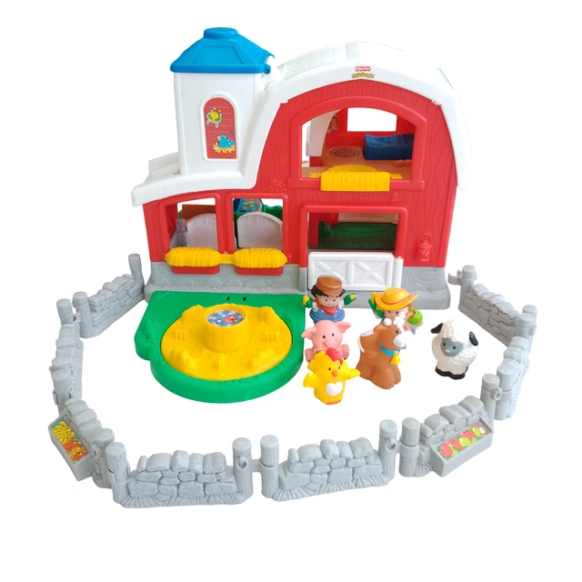 FISHER PRICE LITTLE People Farm Barn Animals Working Sounds £23.99 ...