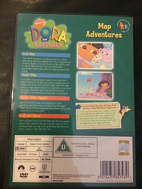 DORA THE EXPLORER: Dora's Map Adventure DVD Fatima Ptacek (2004) £1.05 ...