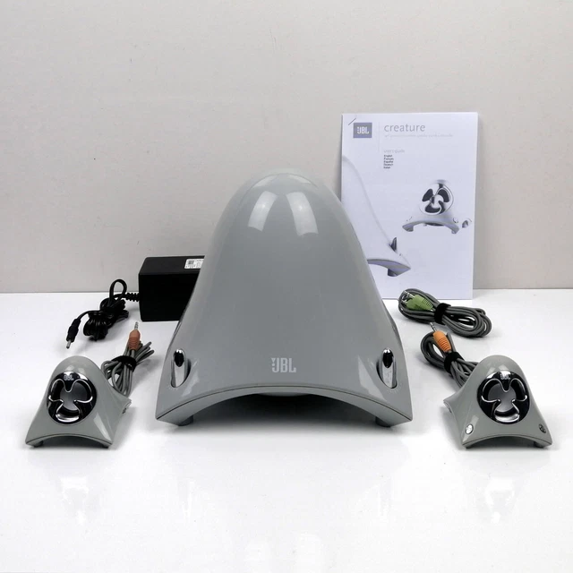JBL CREATURE SPEAKERS II in GREY Active 2.1 System - Perfect Working ...