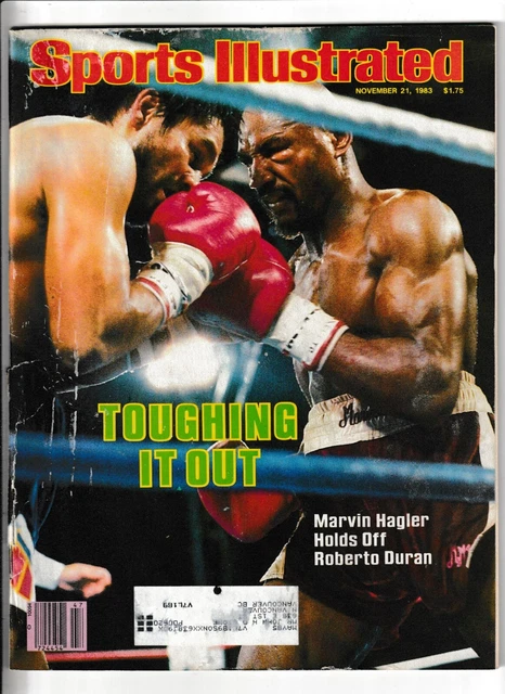SPORTS ILLUSTRATED MAGAZINE 1983 Marvin Hagler Holds Off Roberto Duran ...