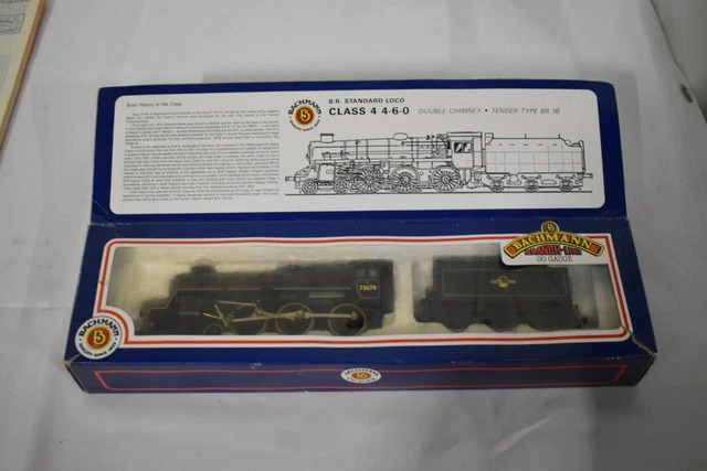 BACHMANN BRANCH-LINE 00 Gauge Locomotive B.R. Class 4 4-6-0 Standard ...