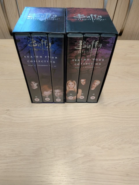 BUFFY THE VAMPIRE Slayer VHS Video Tapes Season 4 Only 1 Tape Open 5 ...