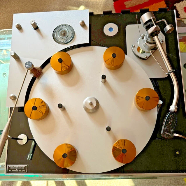 VINTAGE SPACE AGE Mitchell Engineering Hydraulic Reference Turntable ...