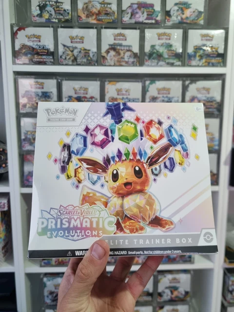 POKEMON TCG: PRISMATIC Evolutions Elite Trainer Box ETB - EEVEELUTIONS ...