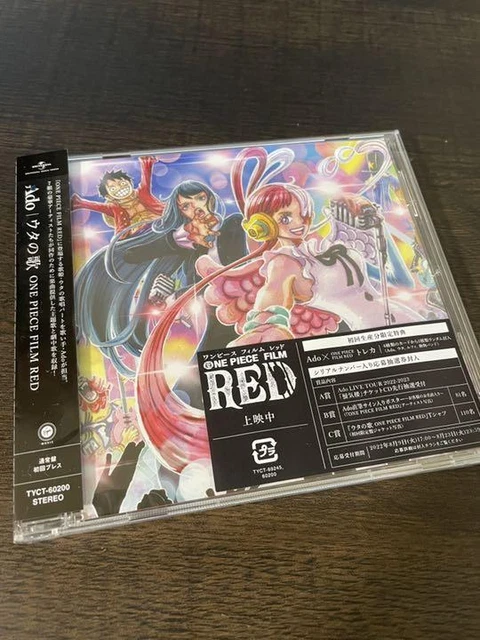 ADO UTA NO Uta ONE PIECE FILM RED First Press Edition £71.76 - PicClick UK