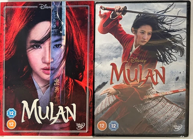 DISNEY LIVE ACTION Mulan (DVD) Slipcover - New Sealed £3.99 - PicClick UK