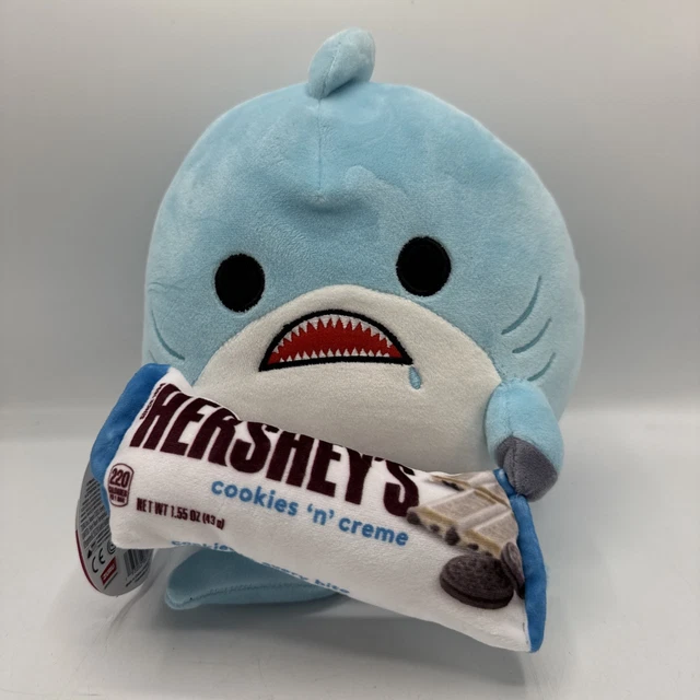 ZURU SNACKLES SERIES 2 Shark Hersheys Plush Soft Toy 25cm Cookie N ...