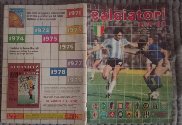 ALBUM FIGURINE CALCIATORI Panini 1979-80 Completo EUR 129,00 - PicClick FR