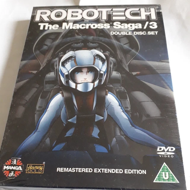 ROBOTECH THE MACROSS Saga Vol 3 Dvd New Sealed Remastered Extended ...
