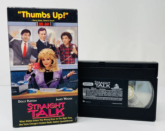 (REWOUND) STRAIGHT TALK VHS 1992 Dolly Parton James Wood £7.38 ...