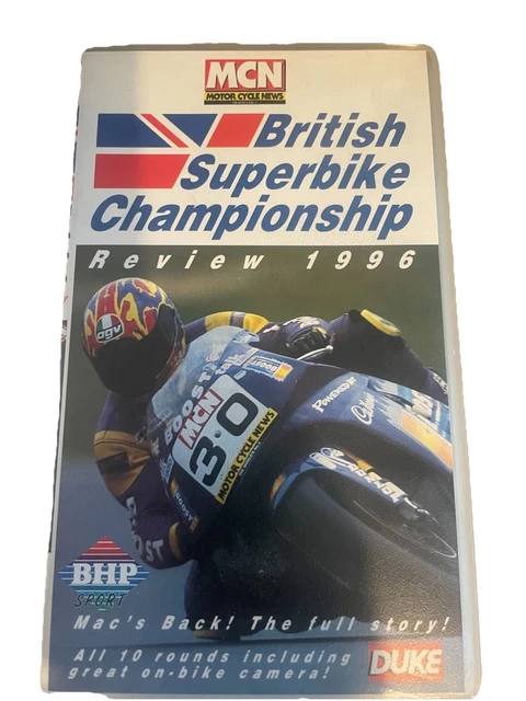 BRITISH SUPERBIKE CHAMPIONSHIP 1996 Review VHS Video Tape DUKE VG £6.91 ...