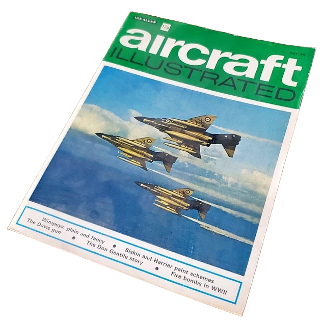 AIRCRAFT ILLUSTRATED: MAY 1971 Vintage Aviation Magazine Free Shipping ...