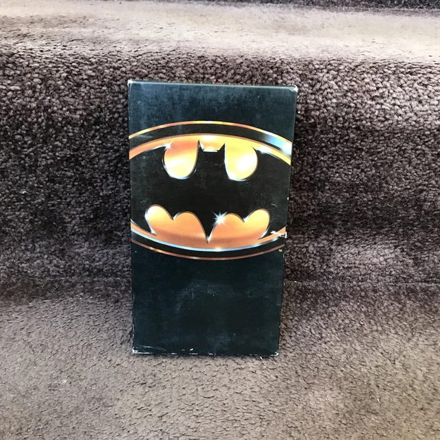 BATMAN VHS 1989 ORIGINAL Michael Keaton Jack Nicholson Tim Burton Bruce ...