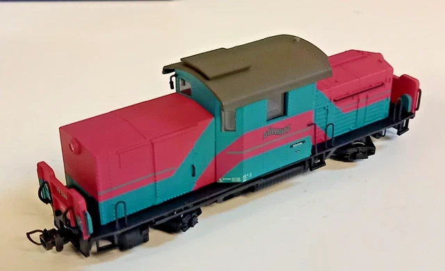 A Photograph Of A German Feldbahn Diesel Locomotive, A Type Of Narrow