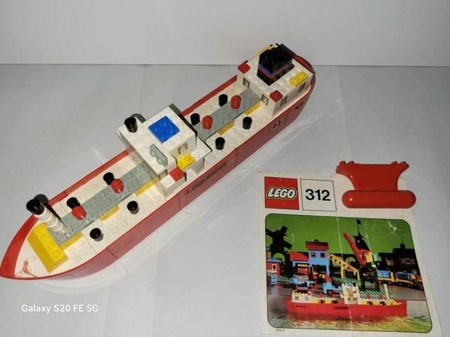 LEGO 312 BATEAU Pétrolier Tanker 1973 Vintage Legoland Cargo Ship EUR ...