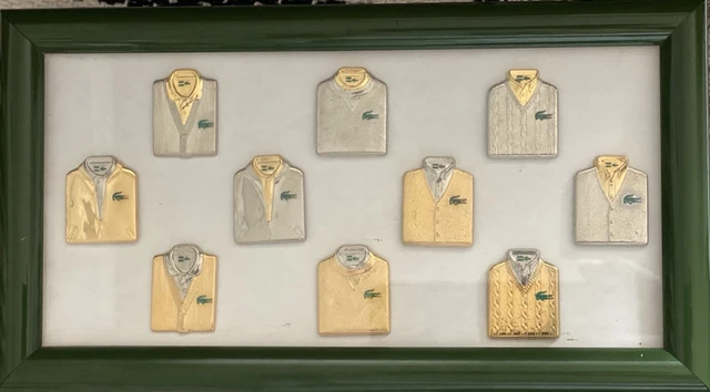 RARE VITRINE PIN’S Lacoste Arthus Bertrand Polo R.garros EUR 25,00 - PicClick FR