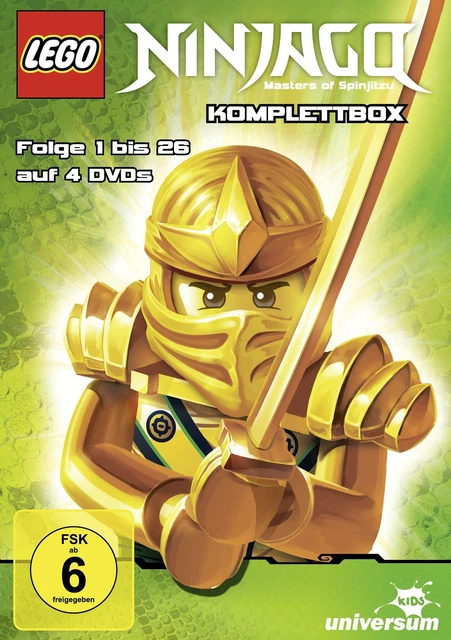 LEGO NINJAGO KOMPLETTBOX - Folge 1-26 (DVD) EUR 43,75 - PicClick FR