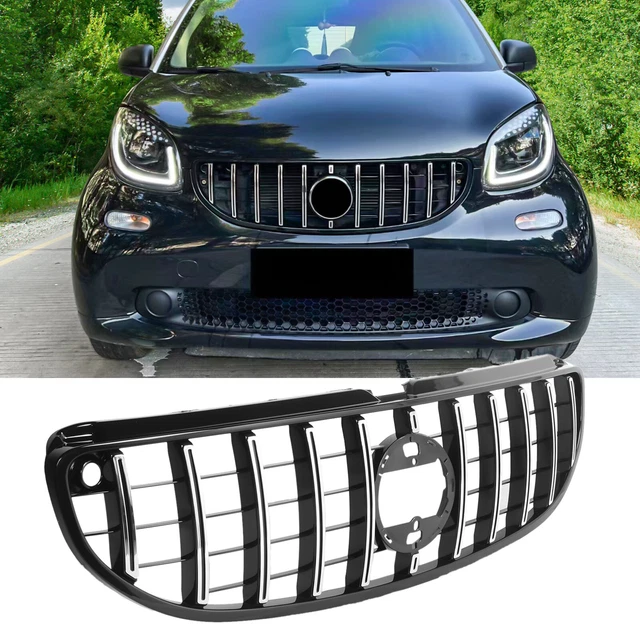 PASST FÜR SMART Fortwo W453 Coupe Cabrio. Kühlergrill Chrome GT Look ...