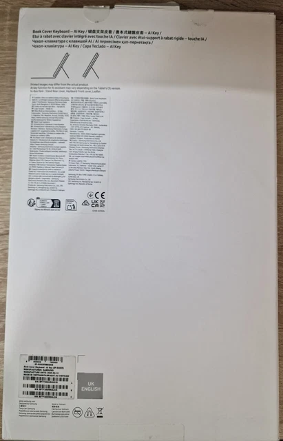 SAMSUNG BOOK COVER Keyboard Tab S10+ S9+ S9FE+ AI Key £79.99 - PicClick UK