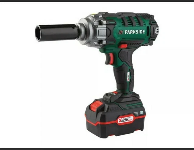 PARKSIDE CORDLESS 20V Impact nut gun wrench & sockets 3-year warranty ...