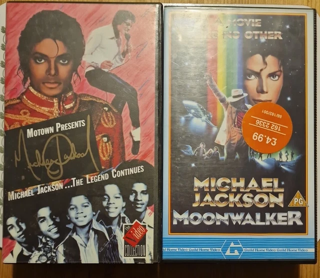 MICHAEL JACKSON MOONWALKER & the legend continues VHS Tape £15.00 ...
