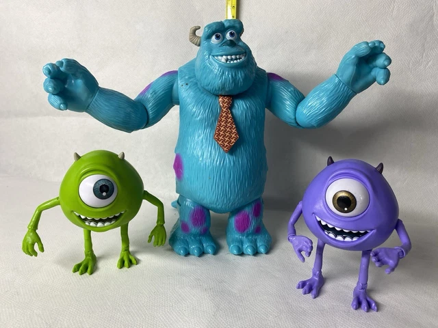 DISNEY PIXAR MONSTERS at Work "MIKE & GARY" And SULLY Mattel Action ...