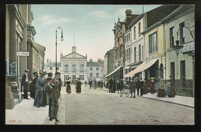 BEDS LUTON GEORGE St and Town Hall early PPC EUR 11,43 - PicClick IT