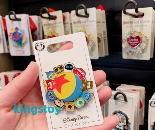 AUTHENTIC DISNEY PIN Spinner Pixar monsters wall-e UP inside out ...