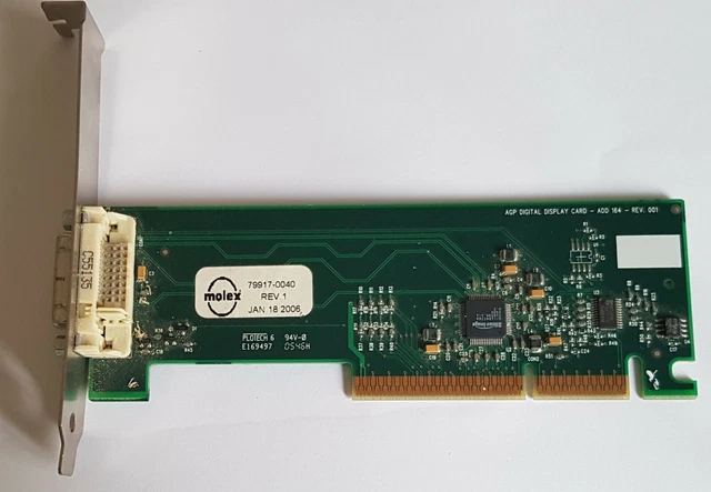 GE LOGIQ 9 Ultrasound AGP Digital Display Card No. 79917-0040 Tested ...