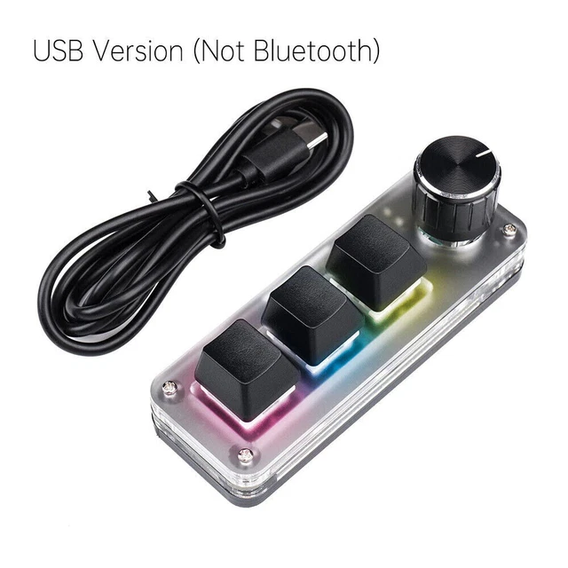MACRO CUSTOM KNOB Gaming Keypad Keyboard Mechanical Hotswap Macropad ...