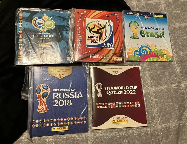 PANINI FIFA WORLD Cup Sticker Album Complete Job Lot £150.00 - PicClick UK