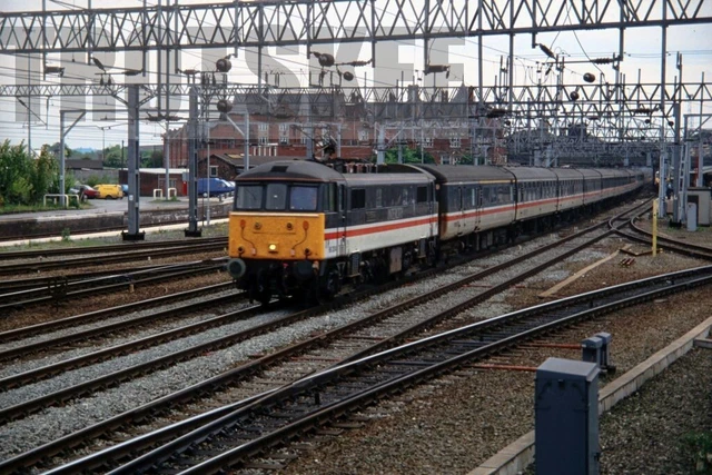 35MM SLIDE BR British Railways Electric Loco Class 86 86204 1993 Crewe ...