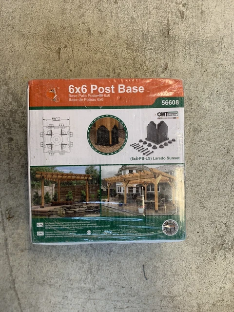 OZCO BUILDING PRODUCTS 56608 Laredo Sunset 6x6 Post Base Kit $35.00 ...