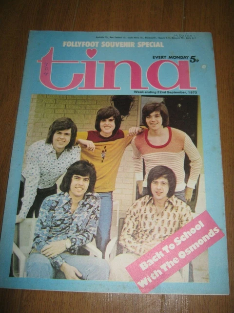 TINA MAG 1973 Osmonds Slade Clifford T Ward Noel Edmonds Hello Don ...