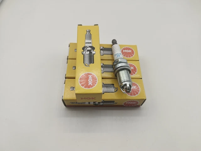 SET OF 4P Standard Resistor Power Enhanced Spark Plugs BKUR6ET-10 ...