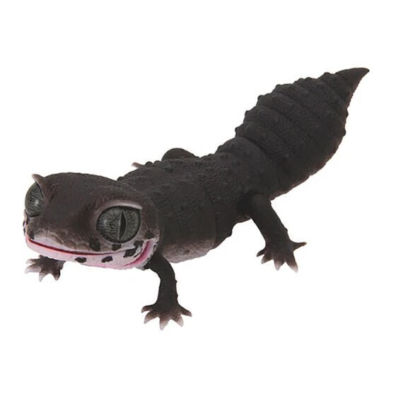BANDAI DIVERSITY OF Life on Earth Reptiles Leopard Gecko Figure Black ...