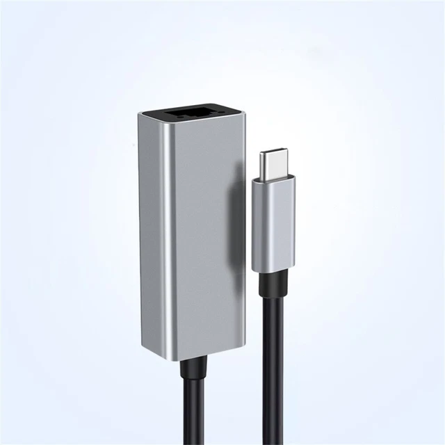 ALLOY TYPE-C FEMALE USB-C To RJ45 Port Gigabit Adapter Ethernet LAN ...