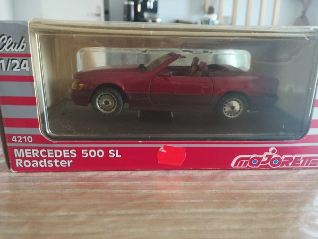 MAJORETTE METAL 1/24 1:24 Mercedes 500 SL Roadster Cabriolet Made In ...