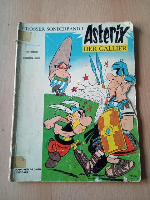 ASTERIX BAND 1 (I): Der Gallier Erstauflage 1968 ohne Preis Zustand 3-4 RAR! EUR 122,22 ...