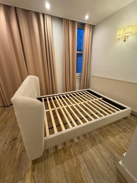 BARKER & STONEHOUSE Bouclé King Size Bed Frame – Excellent Condition £ ...