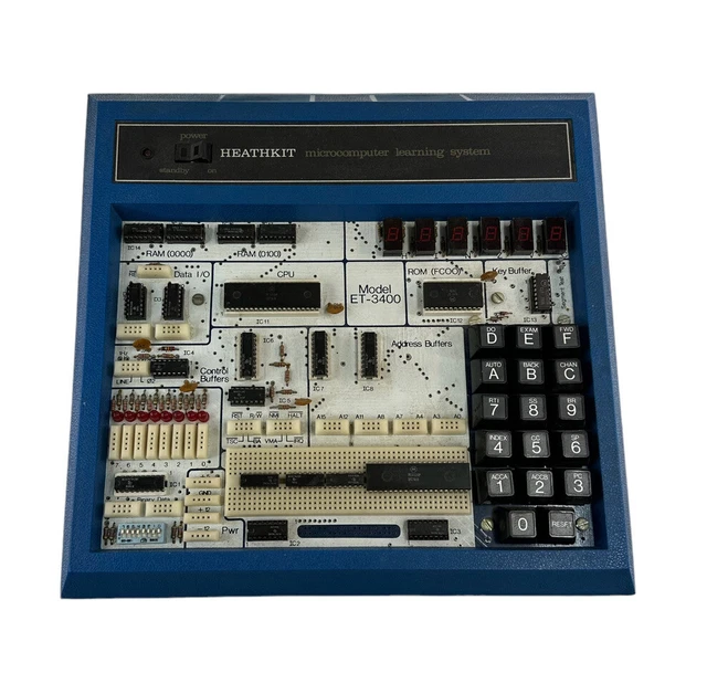 VINTAGE HEATHKIT MODEL eT-3400 Microcomputer Learning System $299.99 ...