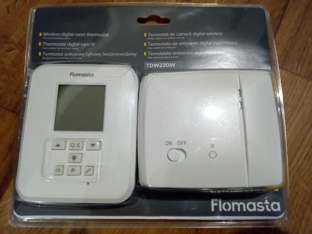 DIGITAL WIRELESS PROGRAMMABLE Ambient Thermostat Receiver - Flomasta ...