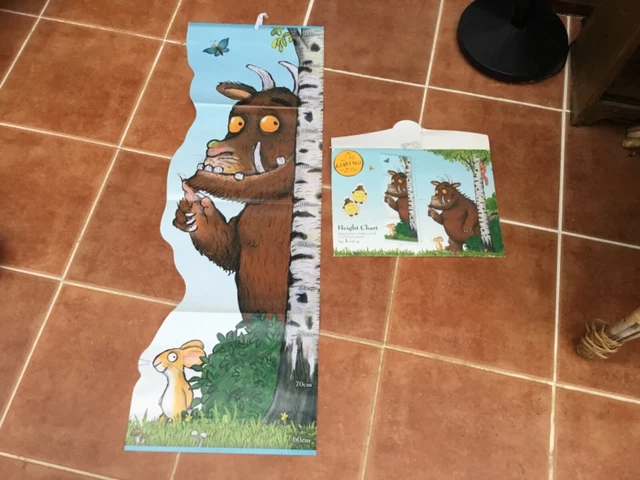THE GRUFFALO HEIGHT Chart Age 1 & Up/Stickers - (Julia Donaldson/Axel ...