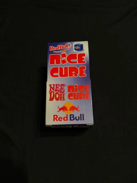 RED BULL SOUNDCLASH NeeDoh Nice Cube Blue Stress Toy Squishy Promo Item ...