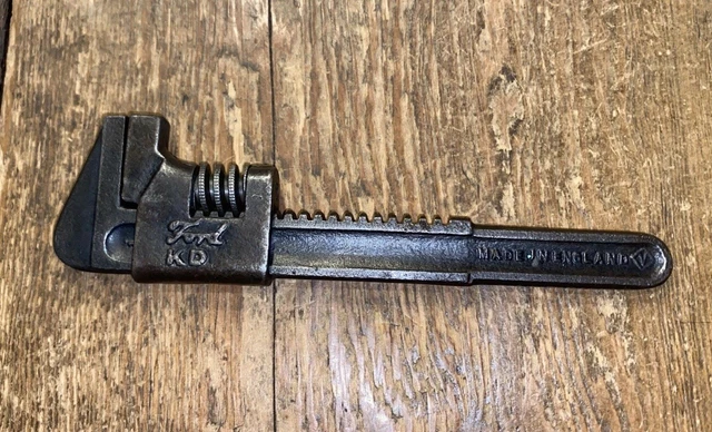 VINTAGE ORIGINAL FORD King Dick 7” Adjustable Spanner Wrench Classic ...