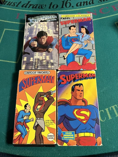 LOT SUPERMAN VHS. Dessin animé Superman. Superman le film EUR 10,84 ...