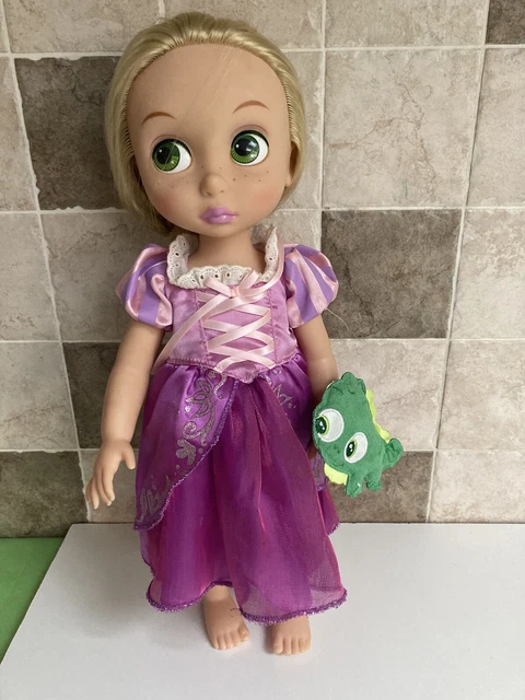 DISNEY STORE ANIMATOR Animators pascal Rapunzel Tangled Toddler doll £ ...