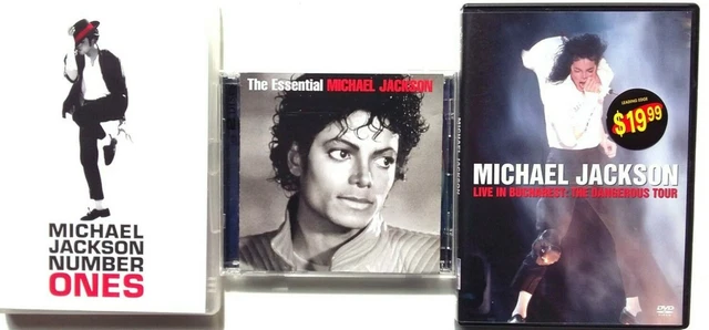 MICHAEL JACKSON DVDS & double CD Lot-The Number 1s- Live at Bucharest ...