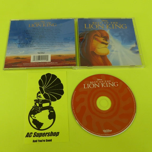 DISNEY BEST OF The Lion King - CD Compact Disc $8.59 - PicClick CA
